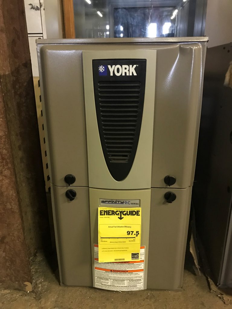 $2850.00 scratch and dent 97% 80k btu York gas furnace | Hugee Corporation